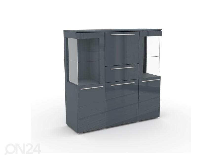 Шкаф-витрина 130 cm WS-466328 - ON24.ee Мебель и интерьер