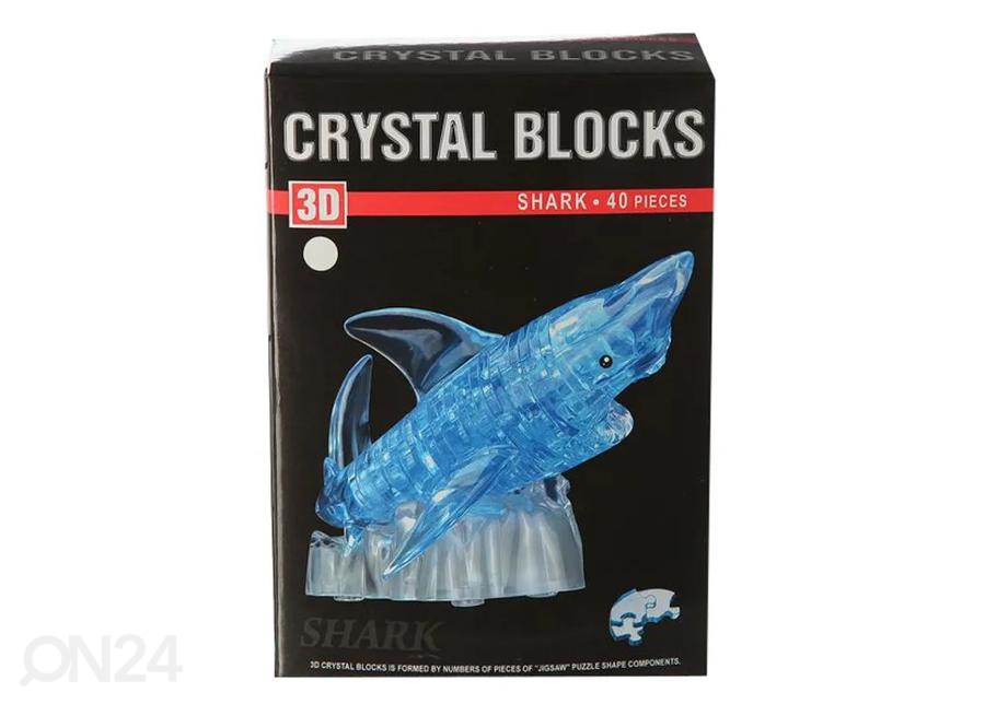 3D pusle Crystal Blocks hai UP-451471 - ON24.ee Sisustuskaubamaja