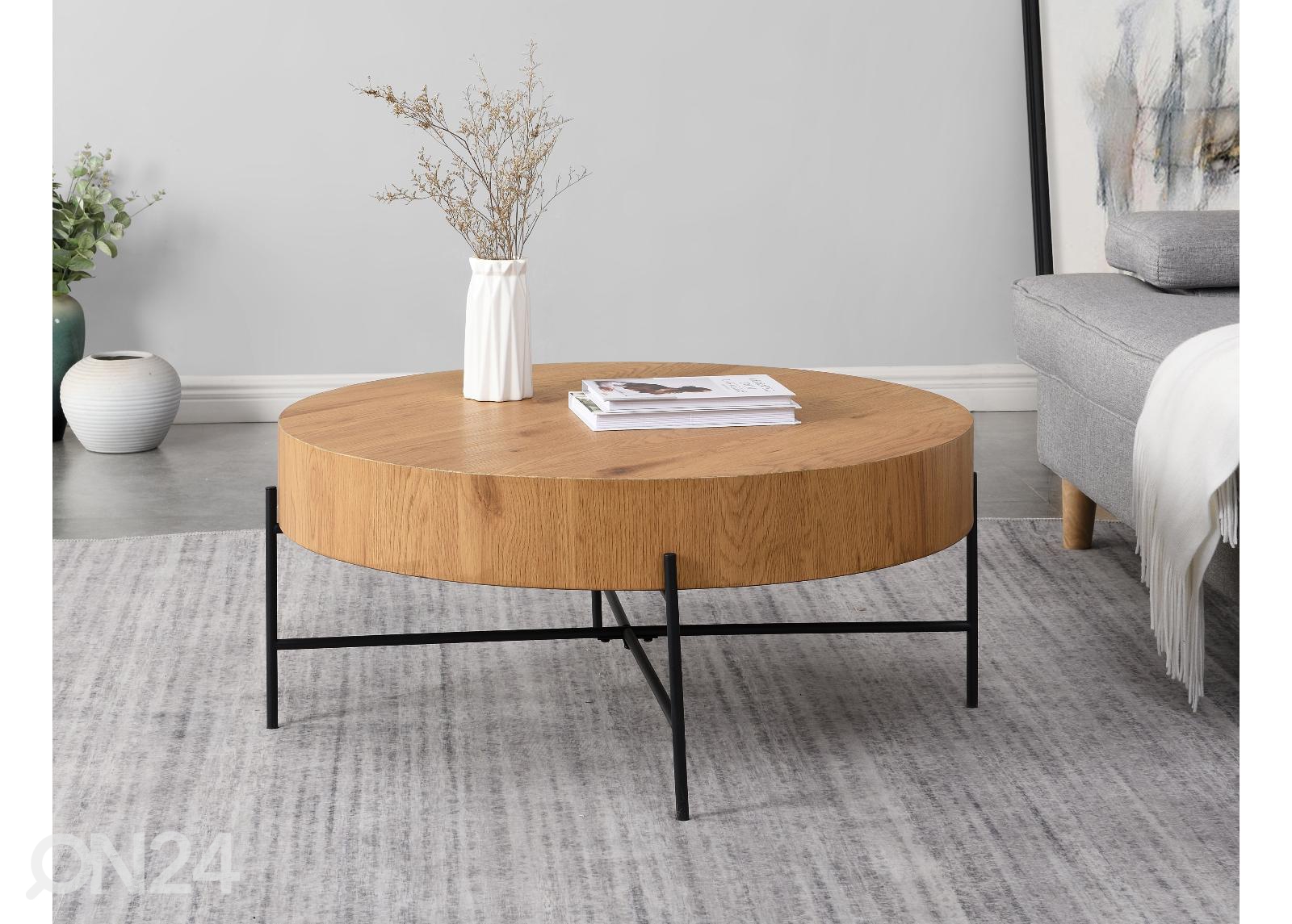 Diivanilaud Mason Ø 80 cm EI-434890 - ON24 Home & Living