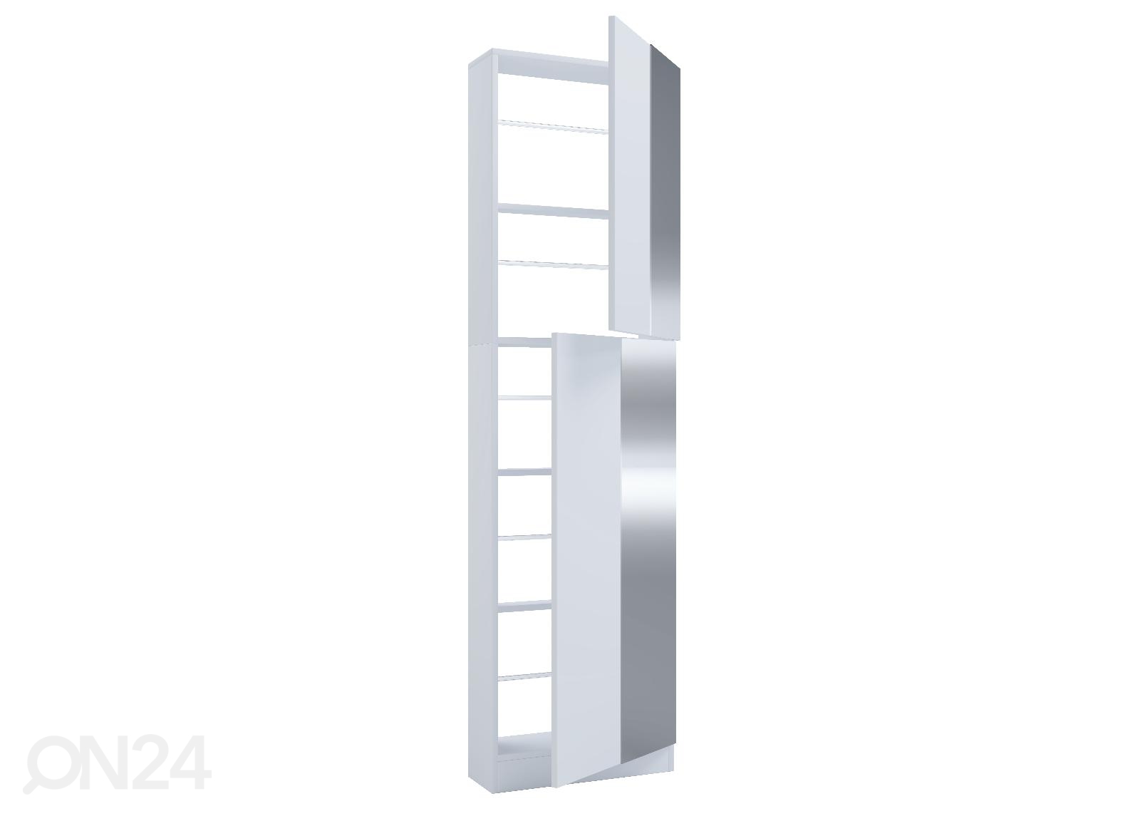 Kenkäkaappi peilillä Fulisa XL 50 cm CM-474869 - ON24 Home & Living
