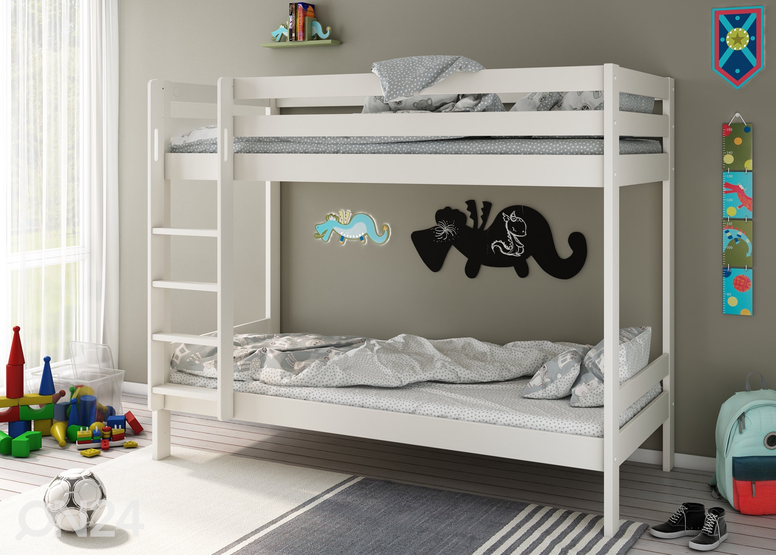 Kerross nky 90x200 Cm Valkoinen EB 472120 ON24 Home Living