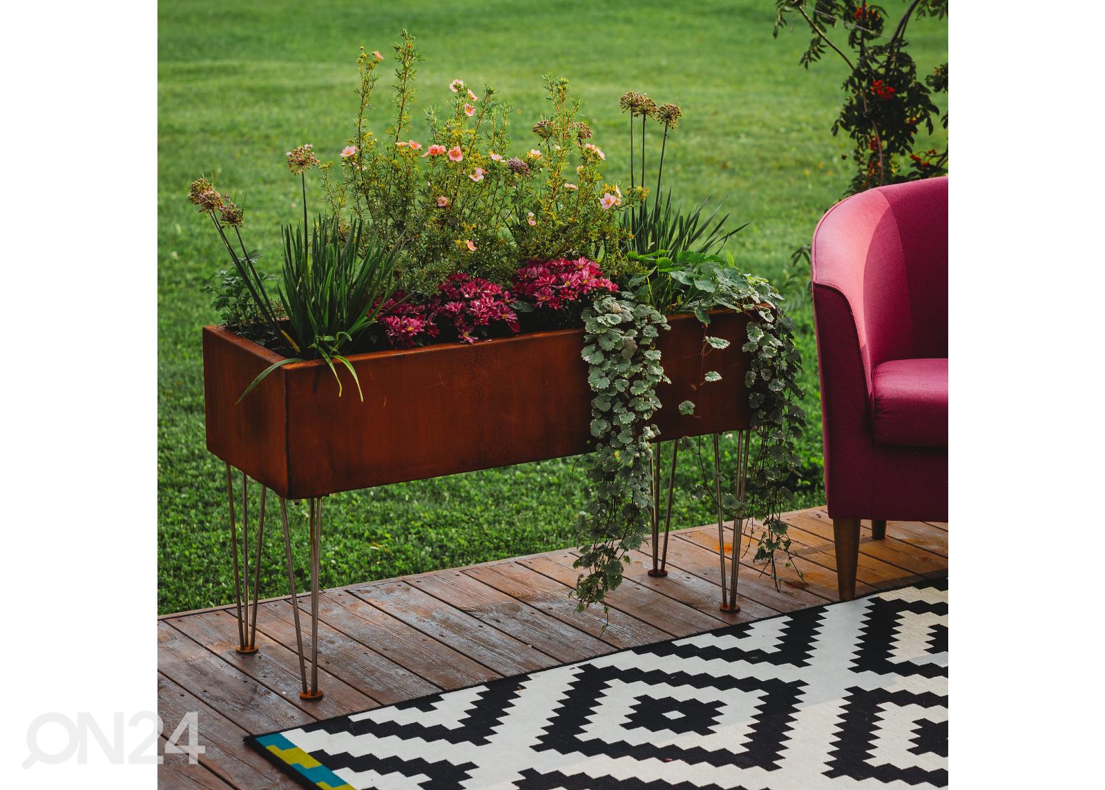 Lillekast Cor-Ten terasest Freja GS-347042 - ON24 Home & Living