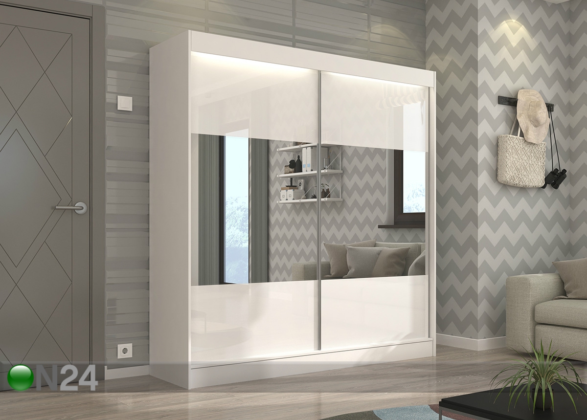 Lükandustega riidekapp 200 cm OR-469609 - ON24 Home & Living