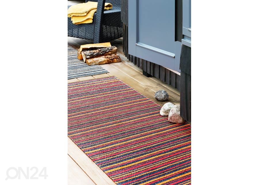 Narma muovimatto Hullo red-orange 70x100 cm NA-424357 - ON24 Home & Living