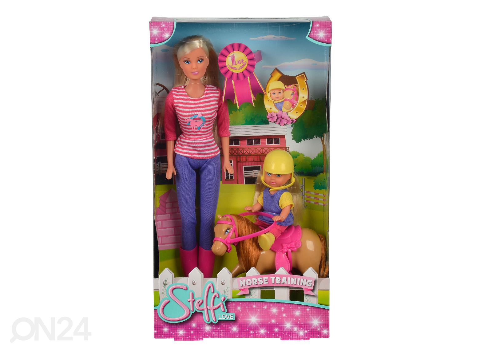 Nukke Steffi hevoskoulutus Simba RO-455479 - ON24.fi Sisustustavaratalo