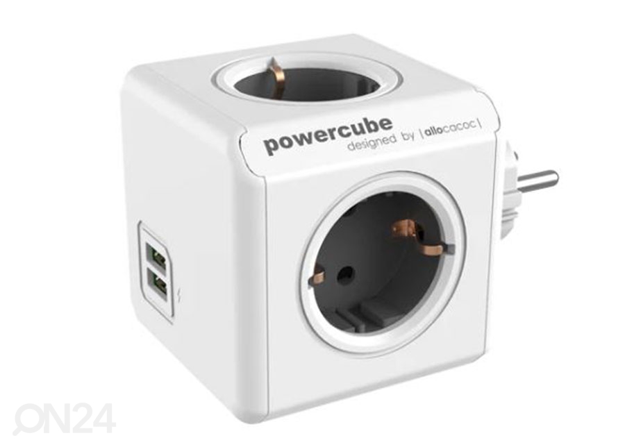 PowerCube Original USB Grey D2-369119 - ON24.ee Sisustuskaubamaja