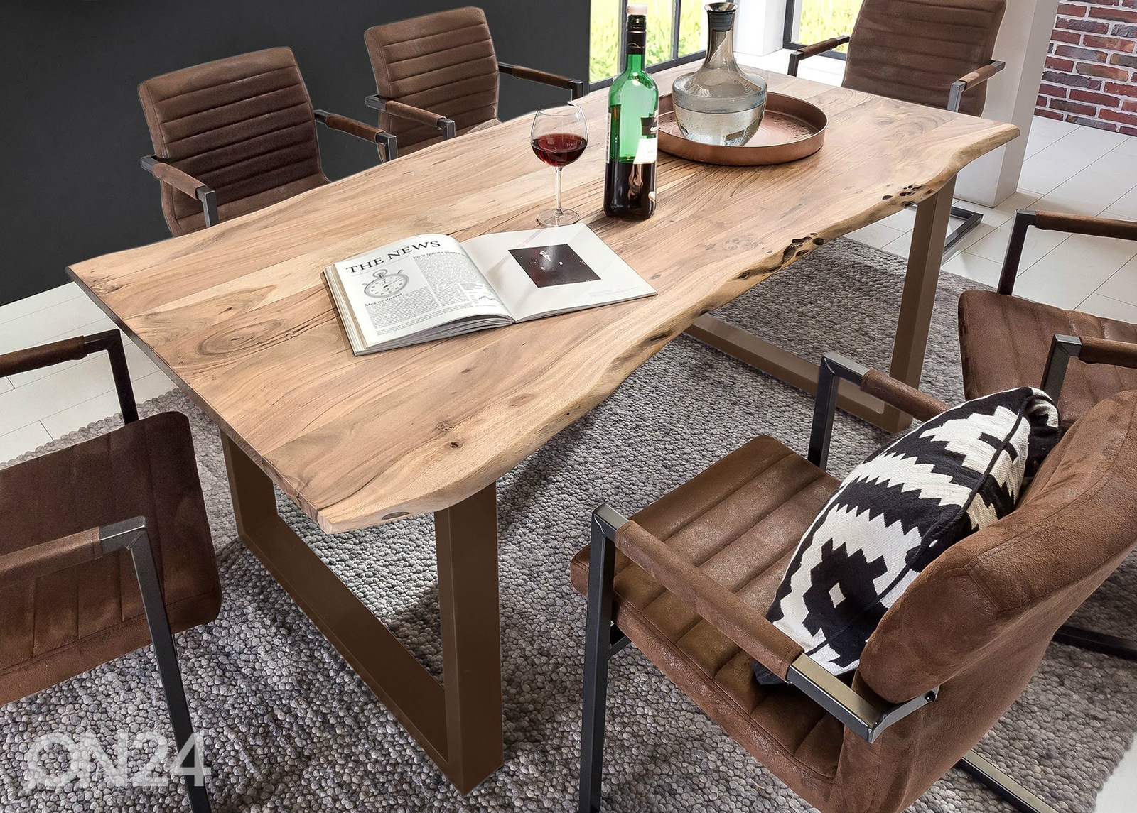 Ruokapöytä Tische 240x100 cm AY-295229 - ON24 Home & Living