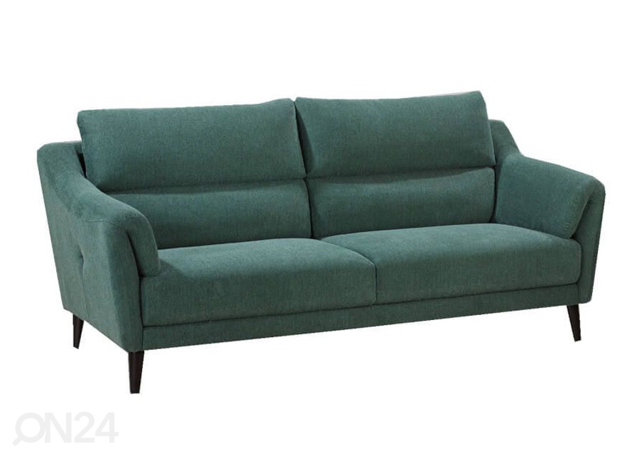 Sohva Gea 3-istuttava, vihreä AQ-355614 - ON24 Home & Living