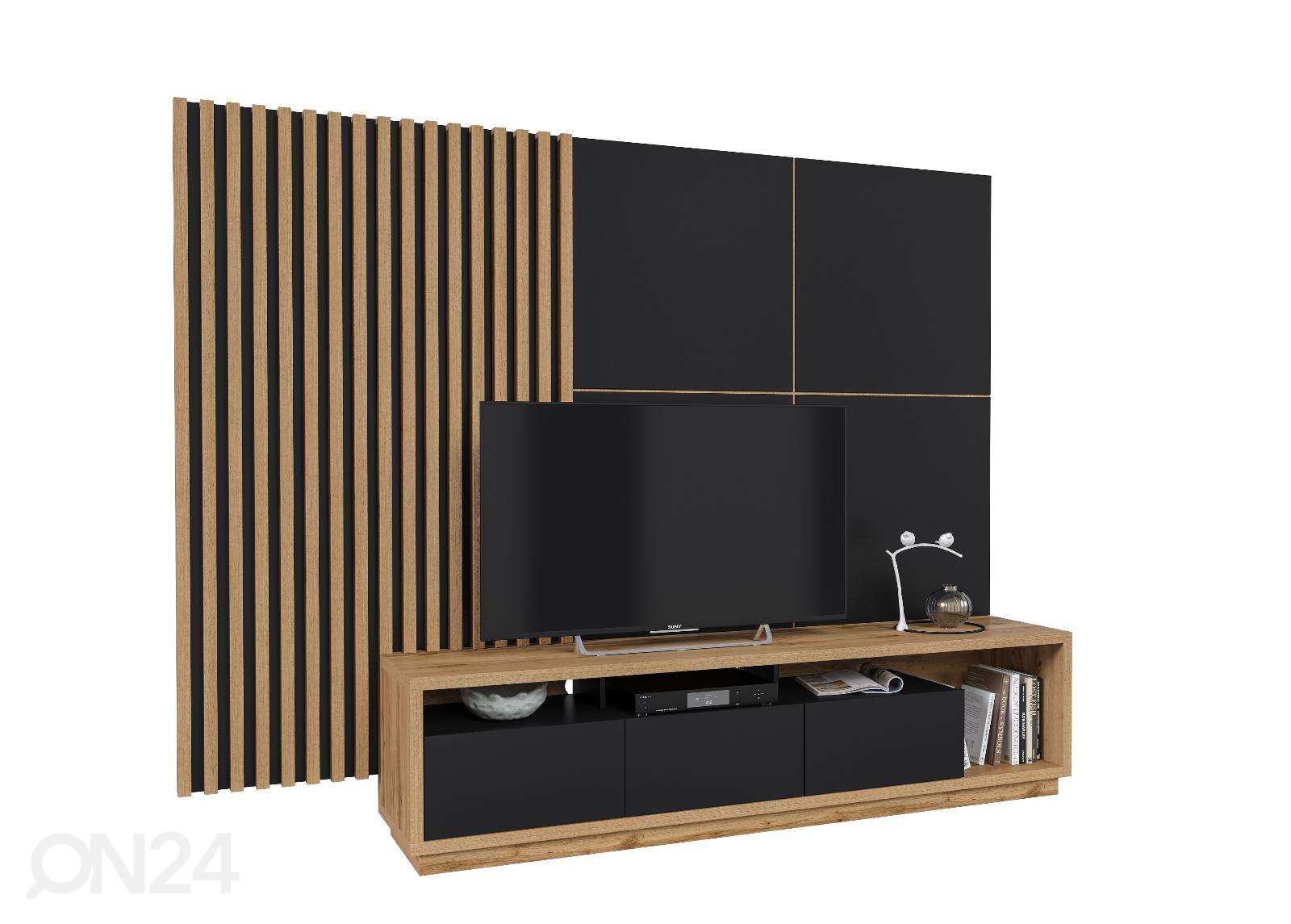 TV-alus + seinapaneelid 3 tk WS-440282 - ON24.ee Sisustuskaubamaja