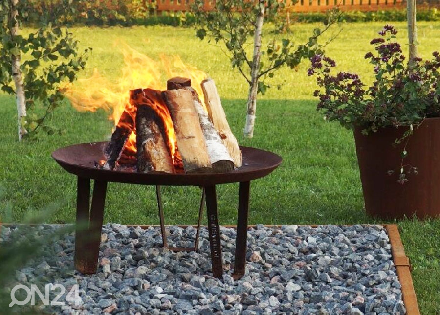 Ulkotulisija Cor-ten terästä GrillSymbol Elegante GS-152476 - ON24 Home ...